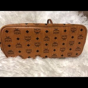 MCM | Bags | Authentic Mcm Cognac Visetos Medium Tote Bag | Poshmark